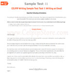 CELPIP Writing an Email Sample