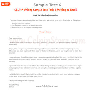 Celpip Writing an Email Sample