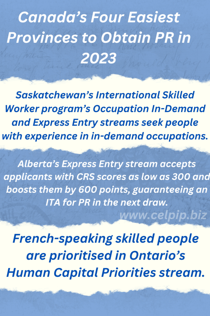 Canada’s Four Easiest Provinces to Obtain PR in 2023