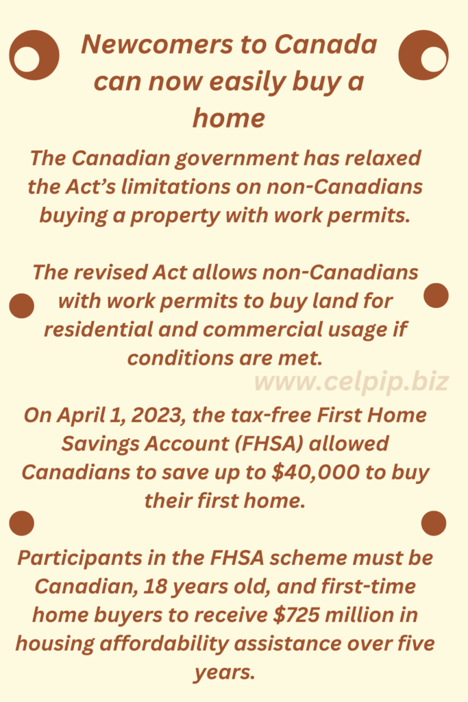 Newcomers to Canada can now easily buy a home | Celpip.biz