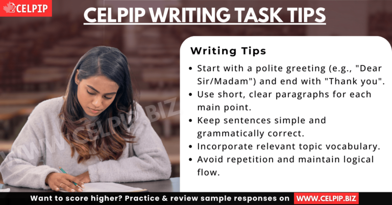 Celpip Writing Practice Tests